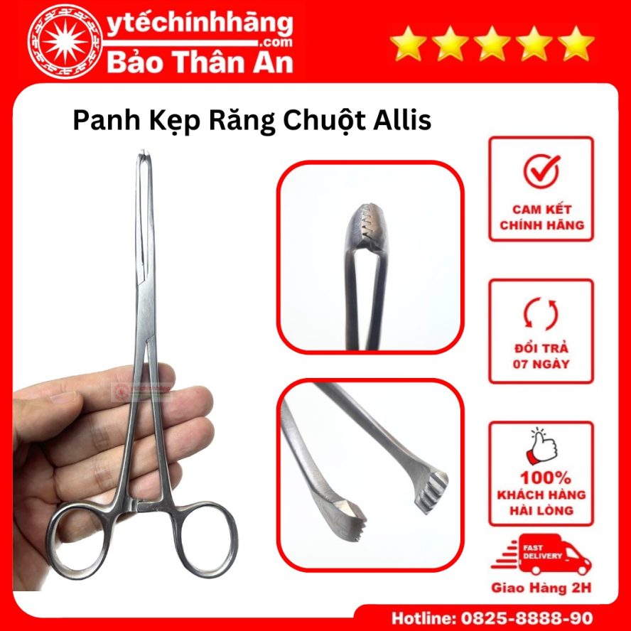 Panh Kẹp Săng Mổ Các Cỡ - Thiết Bị Y Tế Chính Hãng